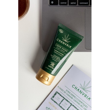 CRÈME MAINS CHANVRE BIO 50 ML - Chanvria